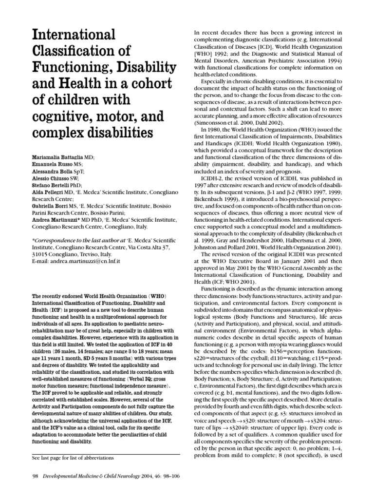 International Classification | Wechsler Adult Intelligence Scale ...