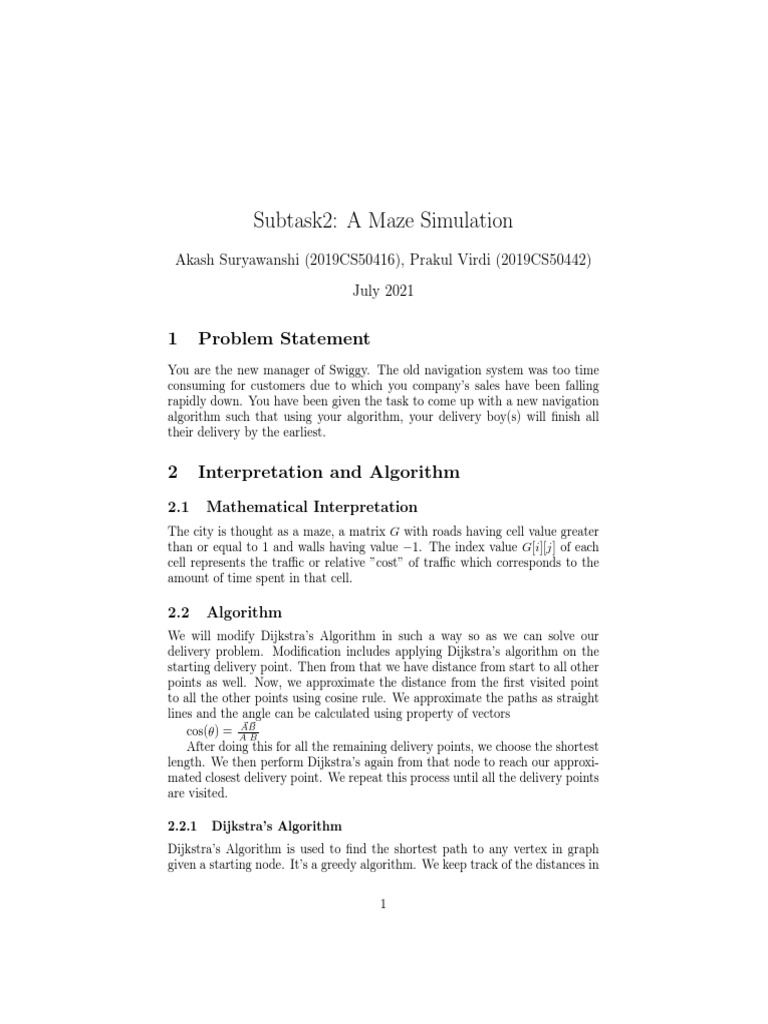 Navigating the Maze: An Efficient Algorithm for Optimizing Delivery ...