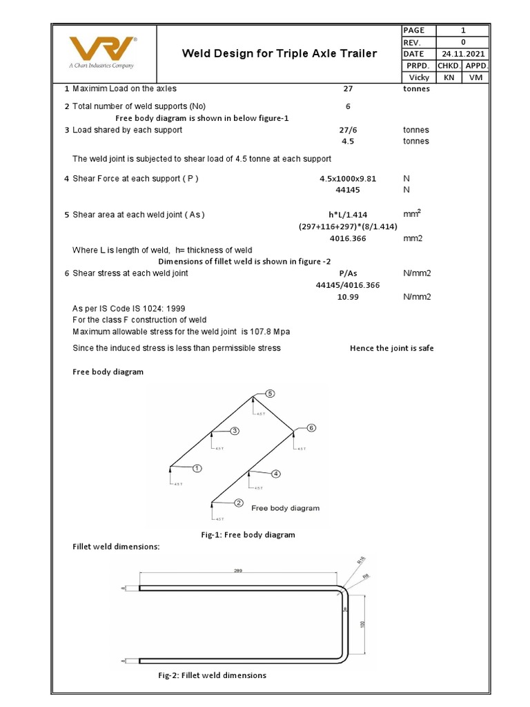 Weld Calculation | PDF