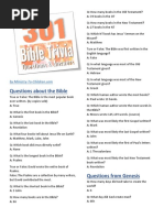 Women of the Bible Trivia Quiz | PDF