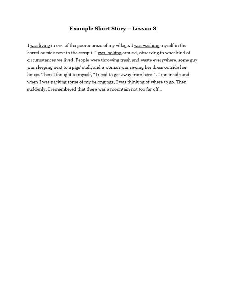 Example Short Story | PDF