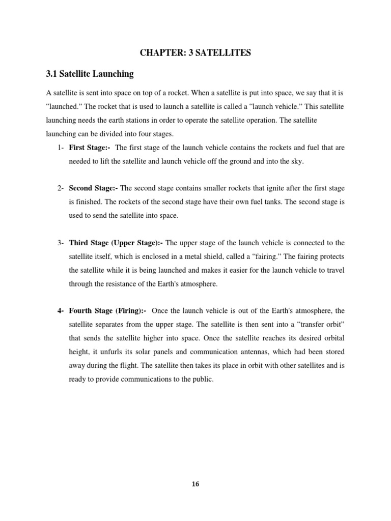 Unit 3 - Guiding Notes | PDF | Multistage Rocket | Satellite