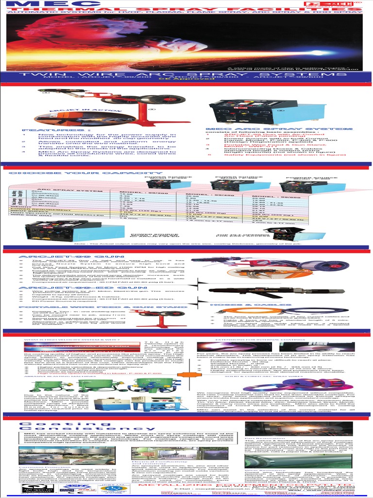 Twin Wire Arc Spray Systems: Coating Consistency | PDF | Alloy | Corrosion