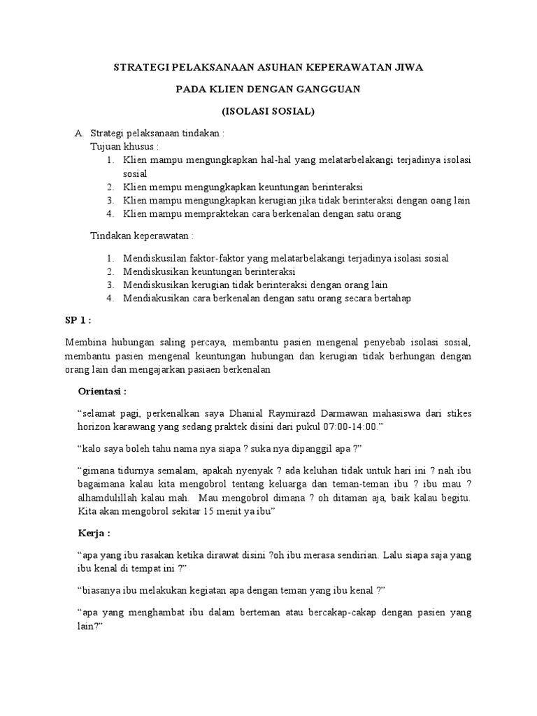 SP Isos | PDF | Pengembangan Diri | Kesehatan Holistik