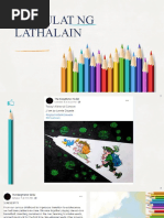 Pagsulat at Pagsusuri NG LATHALAIN (Feature Writing | PDF