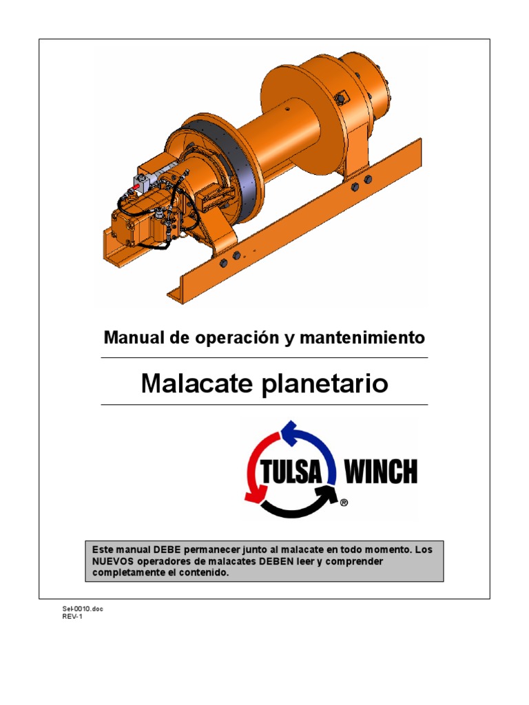 Mantenimiento Malacate