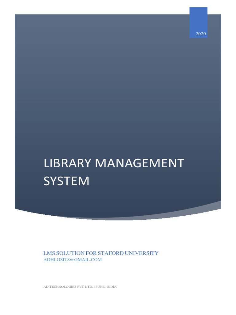 Project 2 Solution Stanford Library Management System | PDF | Libraries ...