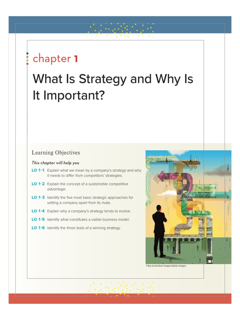 Chapter 1 - What Is Strategy | PDF | Competitive Advantage | Strategic ...