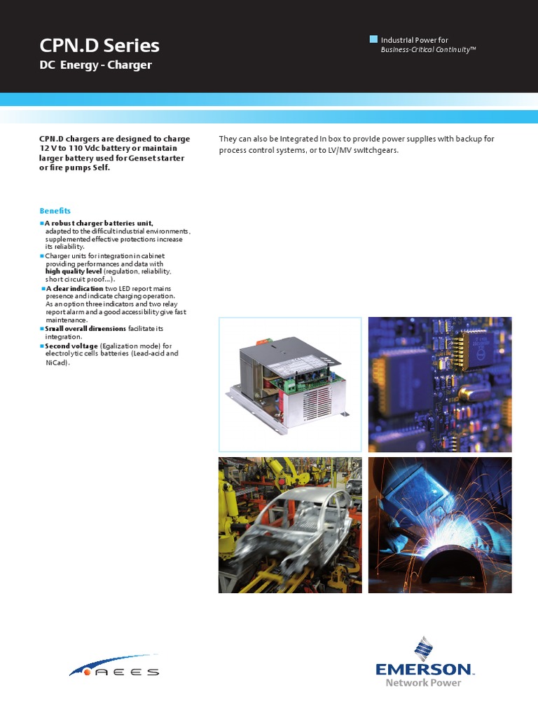 CPN.D Series: DC Energy - Charger | PDF | Battery Charger | Mains ...