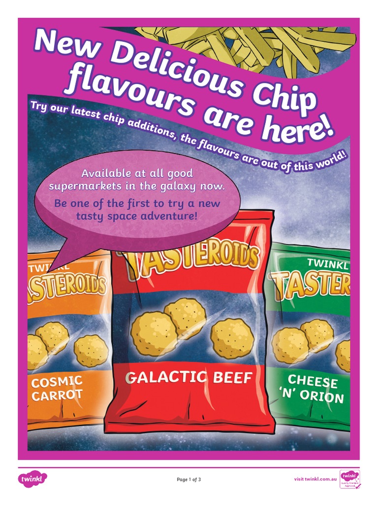 Chis Space Adventure | PDF | Potato Chip | Foods