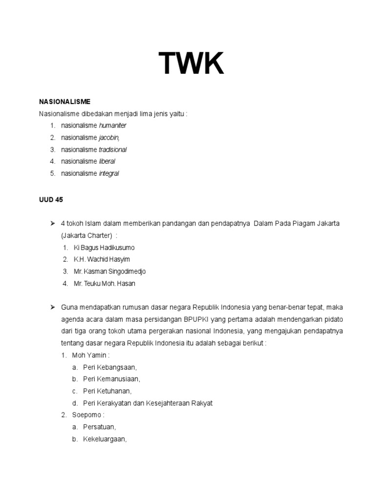 Pembahasan TWK | PDF