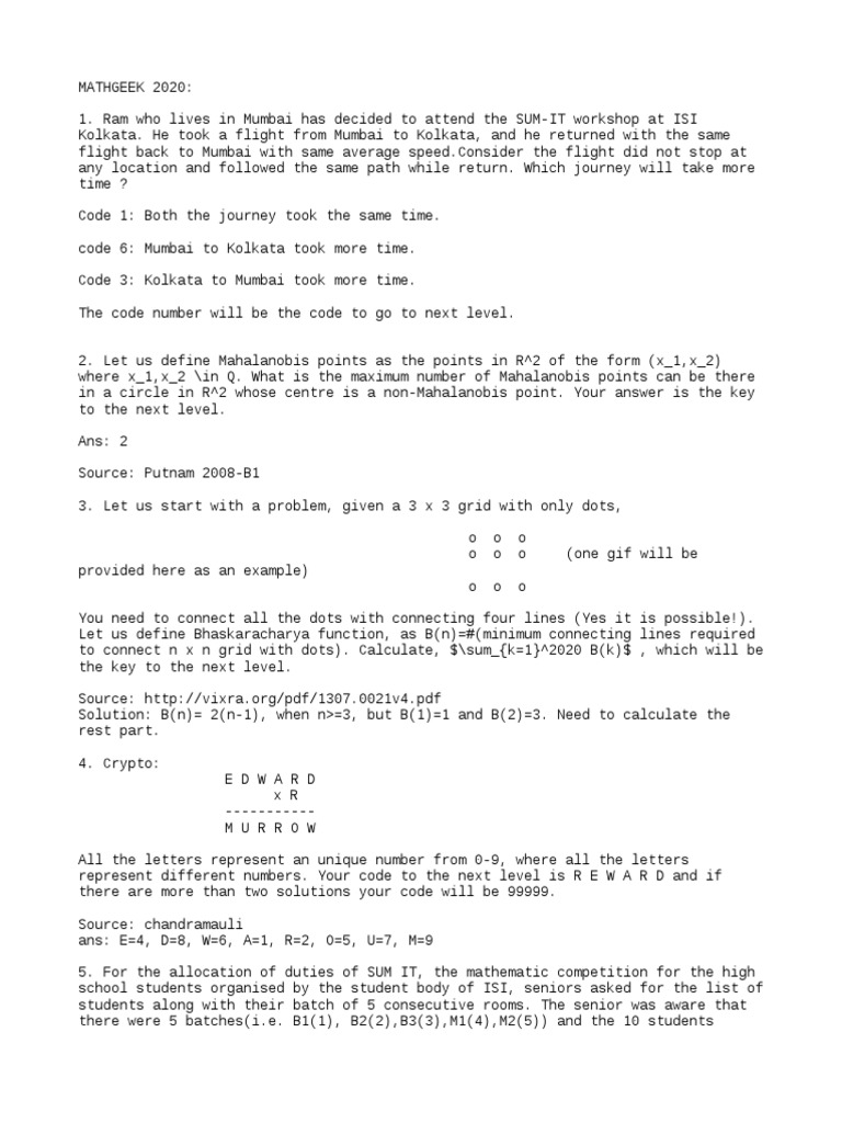 Math Geek | Download Free PDF | Mathematics