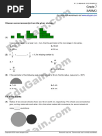 SASMO Sample Questions by Grade | PDF | Mathematics | Statistics