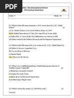 Class 6 Annual Exam Question Paper 2025 English New | PDF | Syntax ...