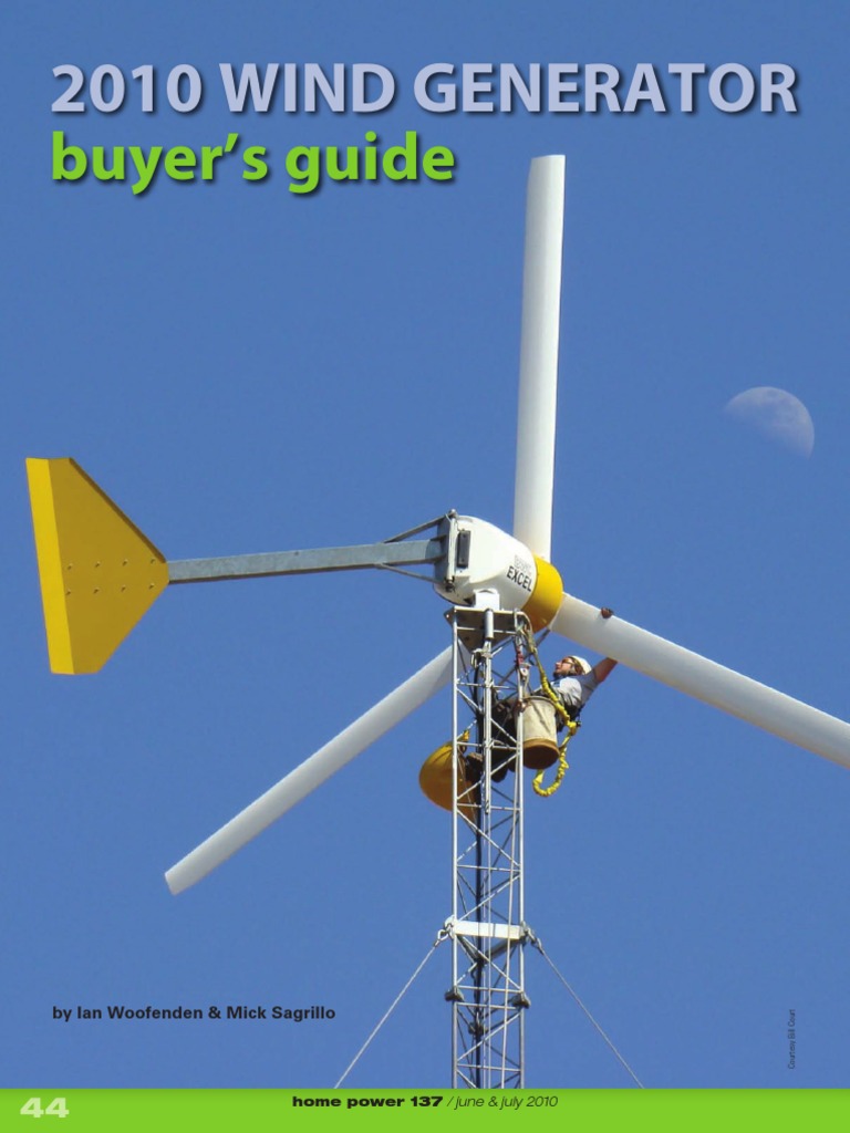 2010 Wind Generator Buyer's Guide | PDF | Wind Power | Wind Turbine