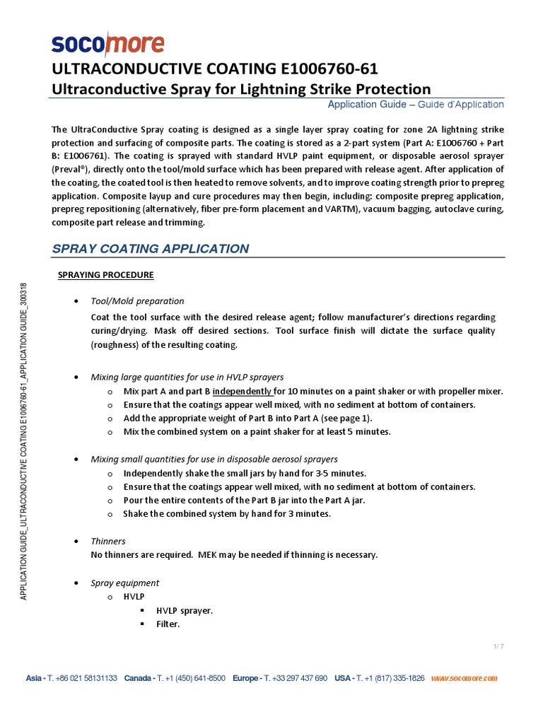 Ultraconductive Coating Application Guide English | PDF | Paint | Materials