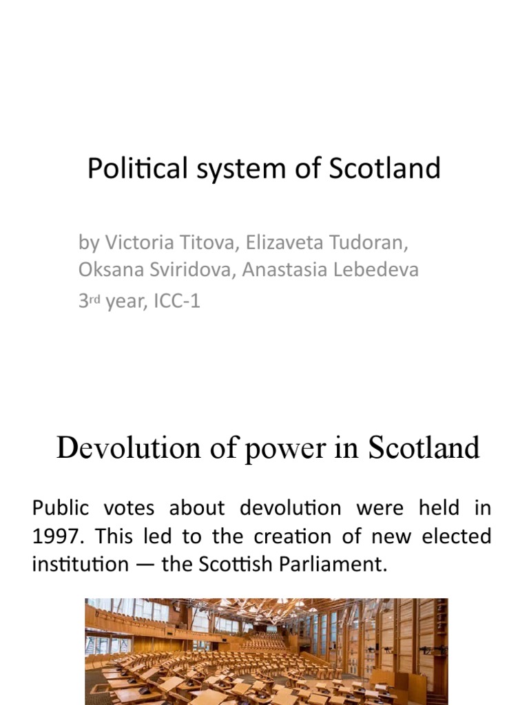 Political System of Scotland | Download Free PDF | Scotland | British Isles