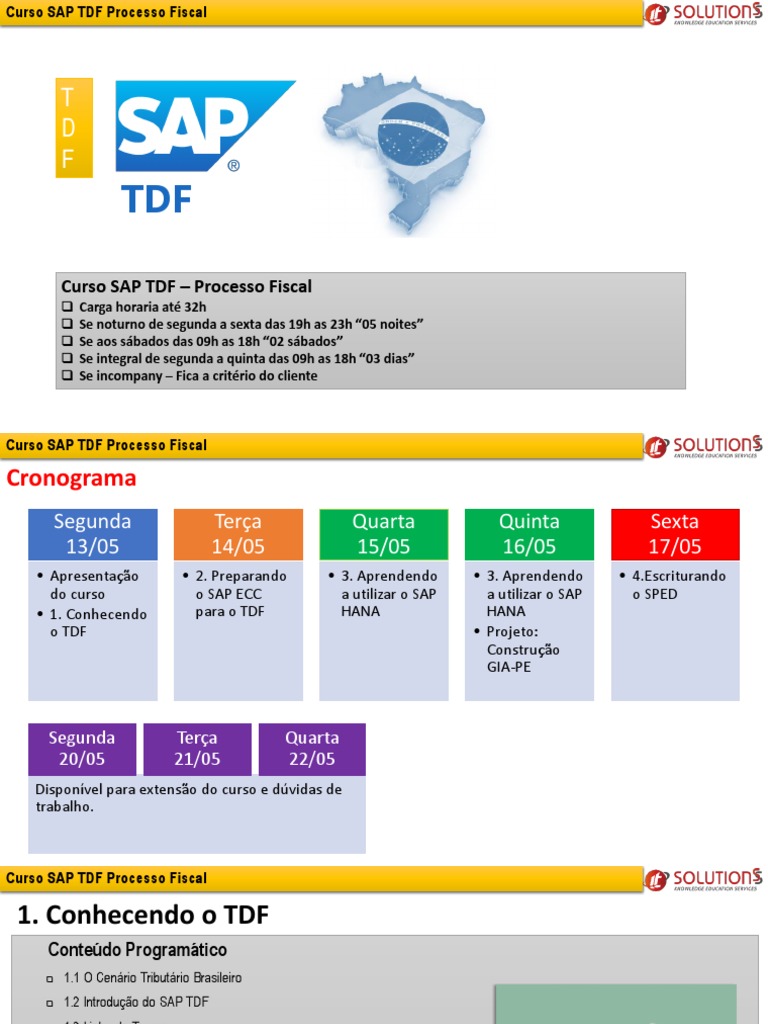 Apostila SAP TDF Processo Fiscal | PDF | Impostos | Recibo