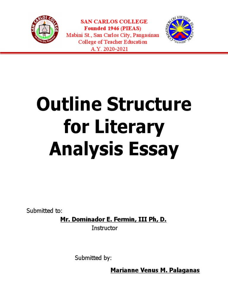 Literary Analysis Outline: Footnote to Youth | PDF | Marriage
