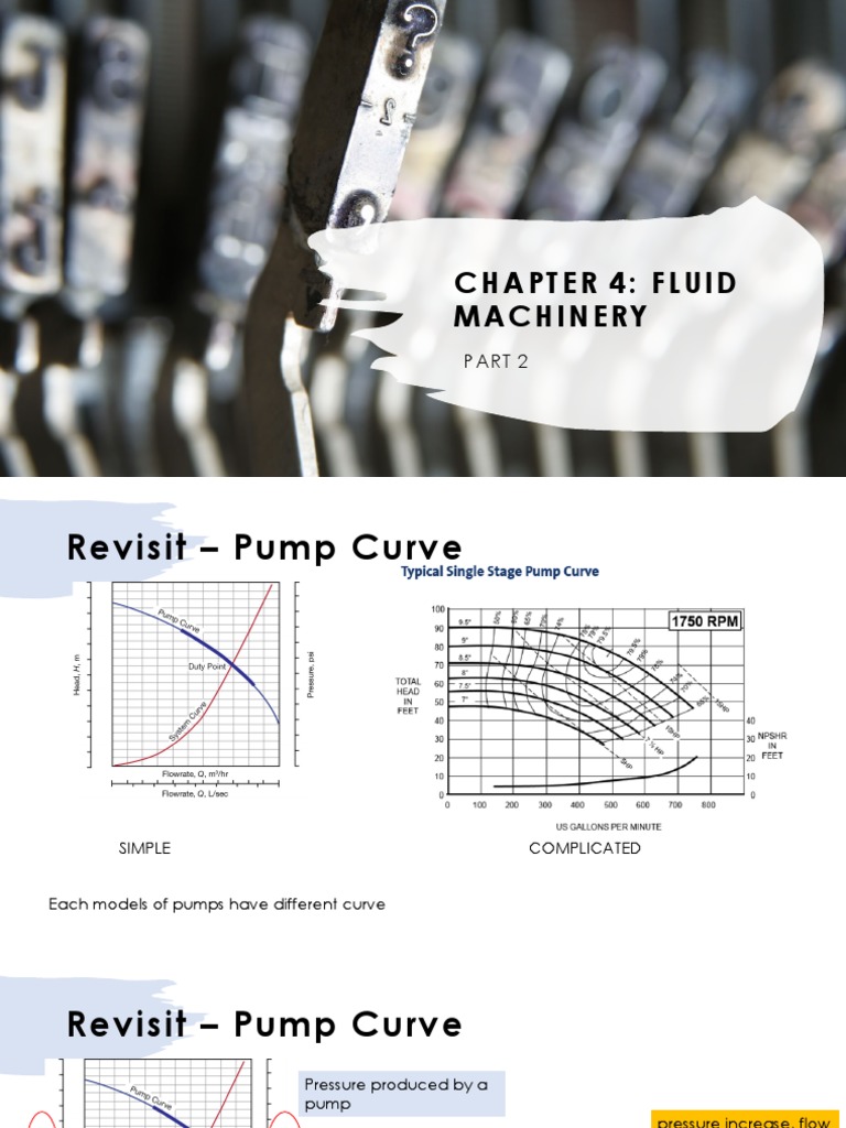 Chapter Fluid Machinery - PART 2 | PDF | Pump | Transparent Materials
