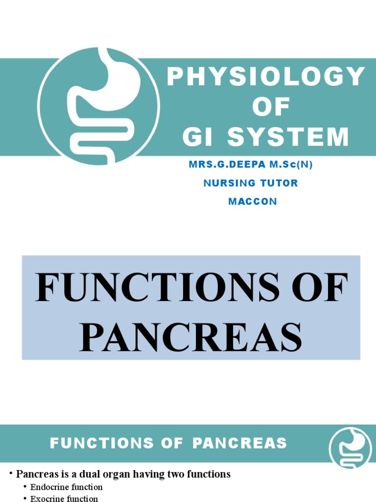 A&P - PHYSIOLOGY - DIGESTIVE SYSTEM Part 2 | PDF | Pancreas | Bile