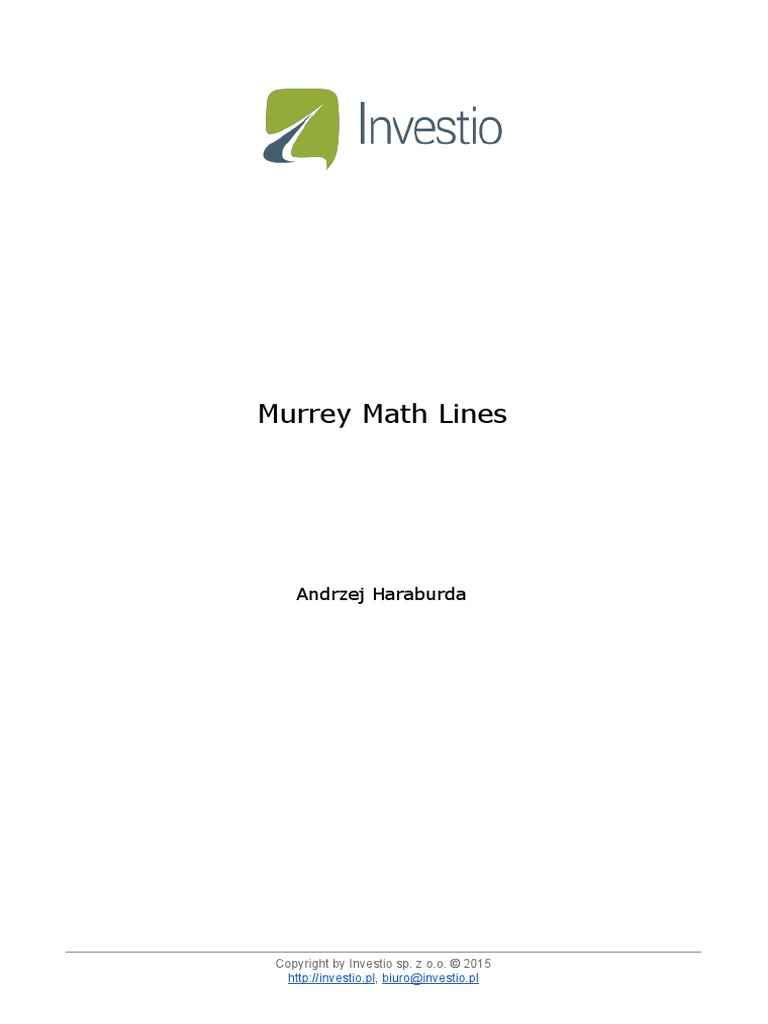 Murrey Math Lines. Andrzej Haraburda. Copyright by Investio Sp. Z O.O | PDF