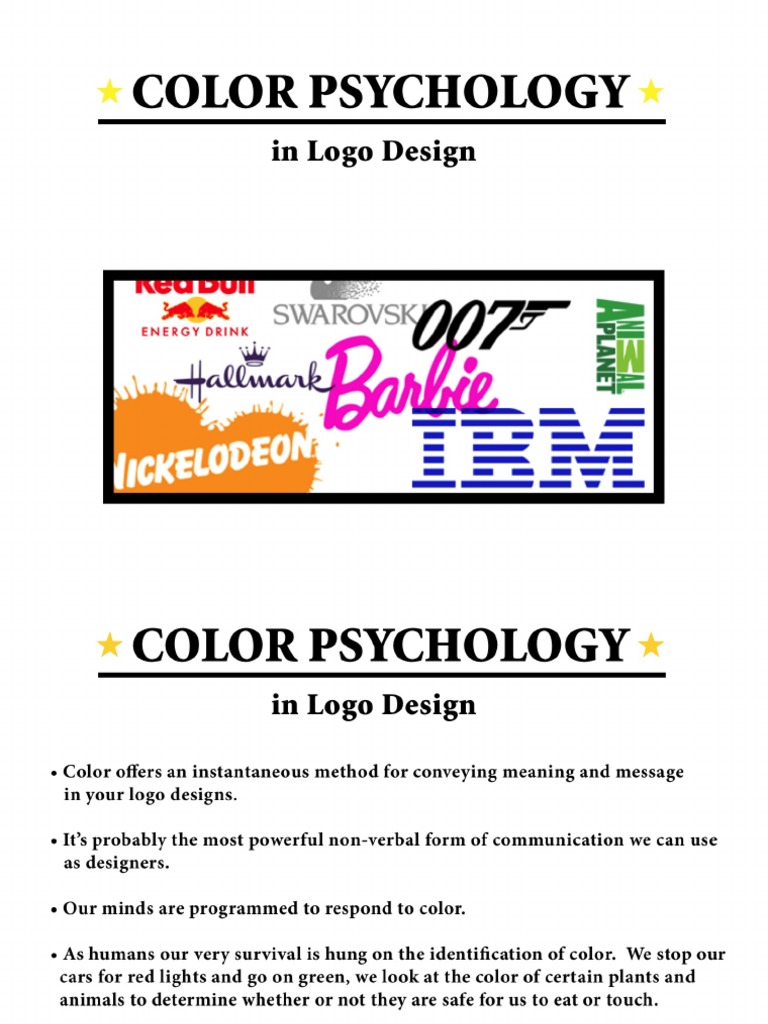 Color Psychology Logo Design | PDF