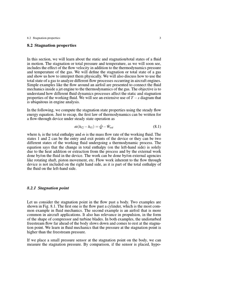 8.2 Stagnation Properties 3 | PDF | Fluid Dynamics | Temperature