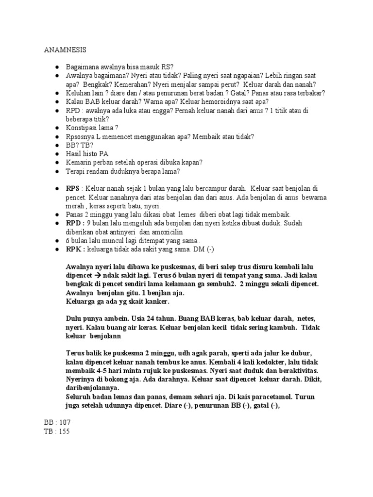 Amunisi Fistel Anal | PDF