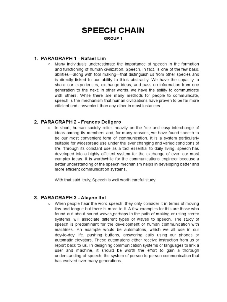 SLP Hearing Sci Speech Chain | PDF | Speech | Sound