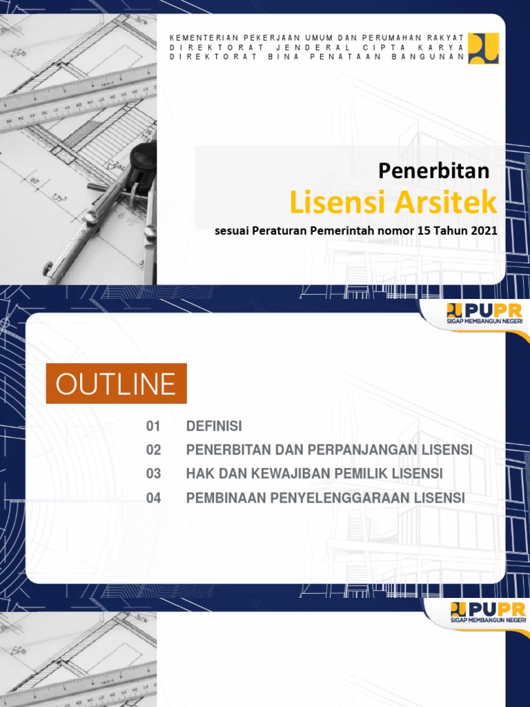 PUPR - Lisensi Arsitek | PDF