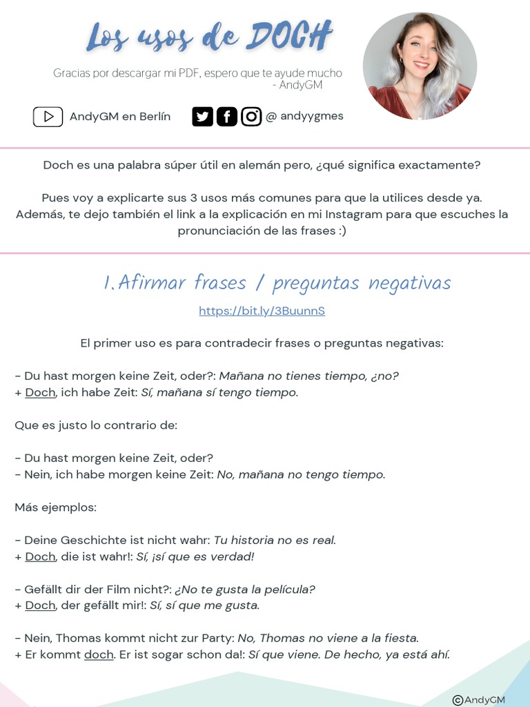 Los Usos de DOCH - AndyGM | PDF