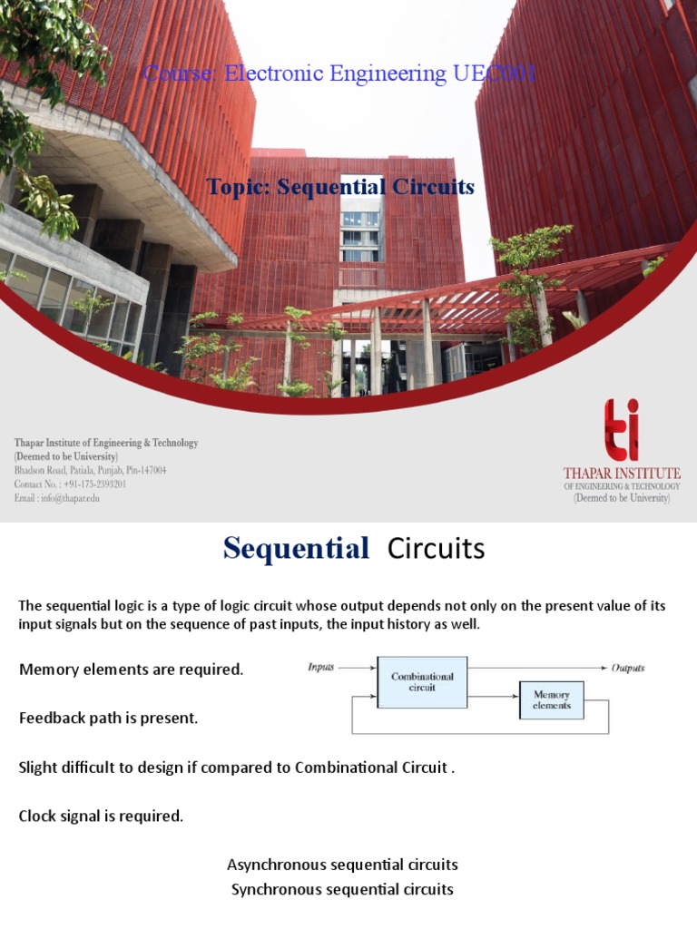 Sequential Circuits | PDF | Information And Communications Technology | Signal Processing