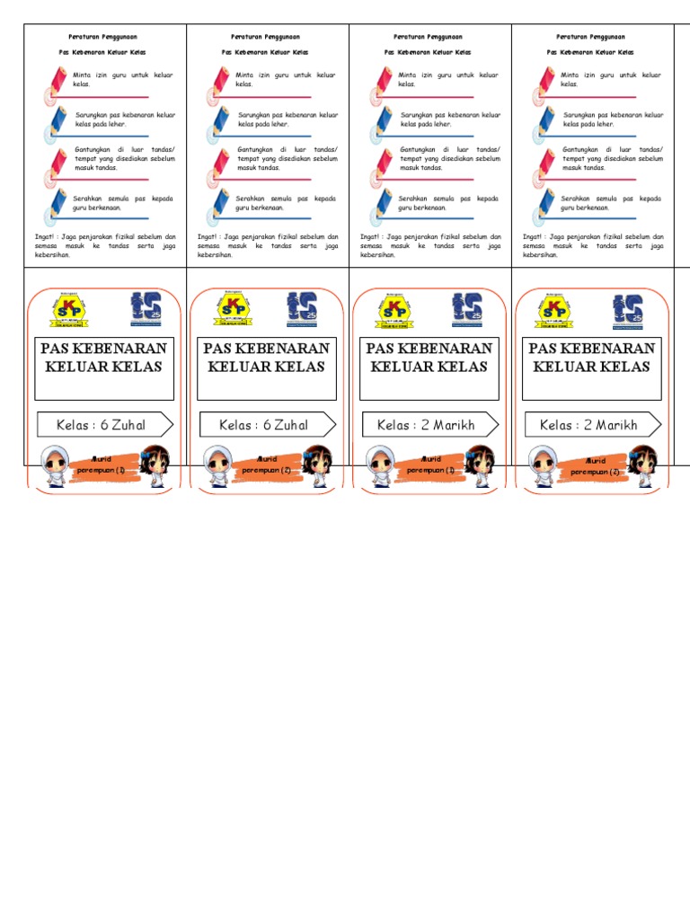 Pas Keluar Kelas | PDF