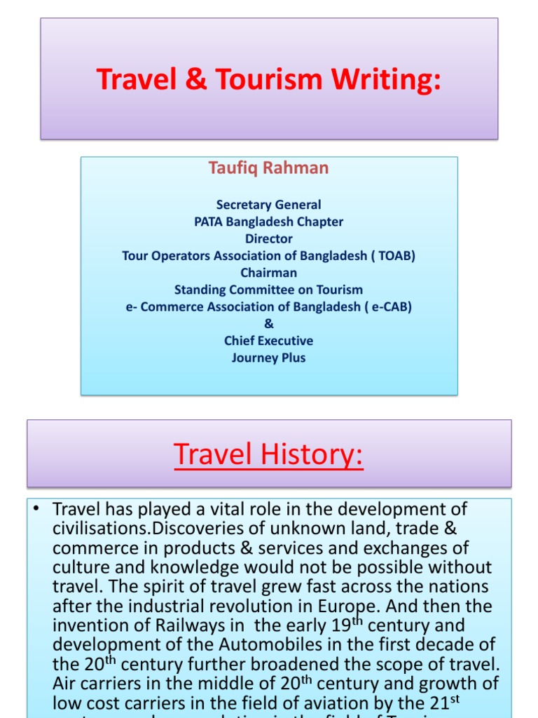 Travel & Tourism Writing | PDF | Tourism | Hotel
