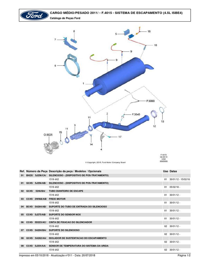 Impressão - Catálogo de Peças Ford | PDF | Veículos | Carro