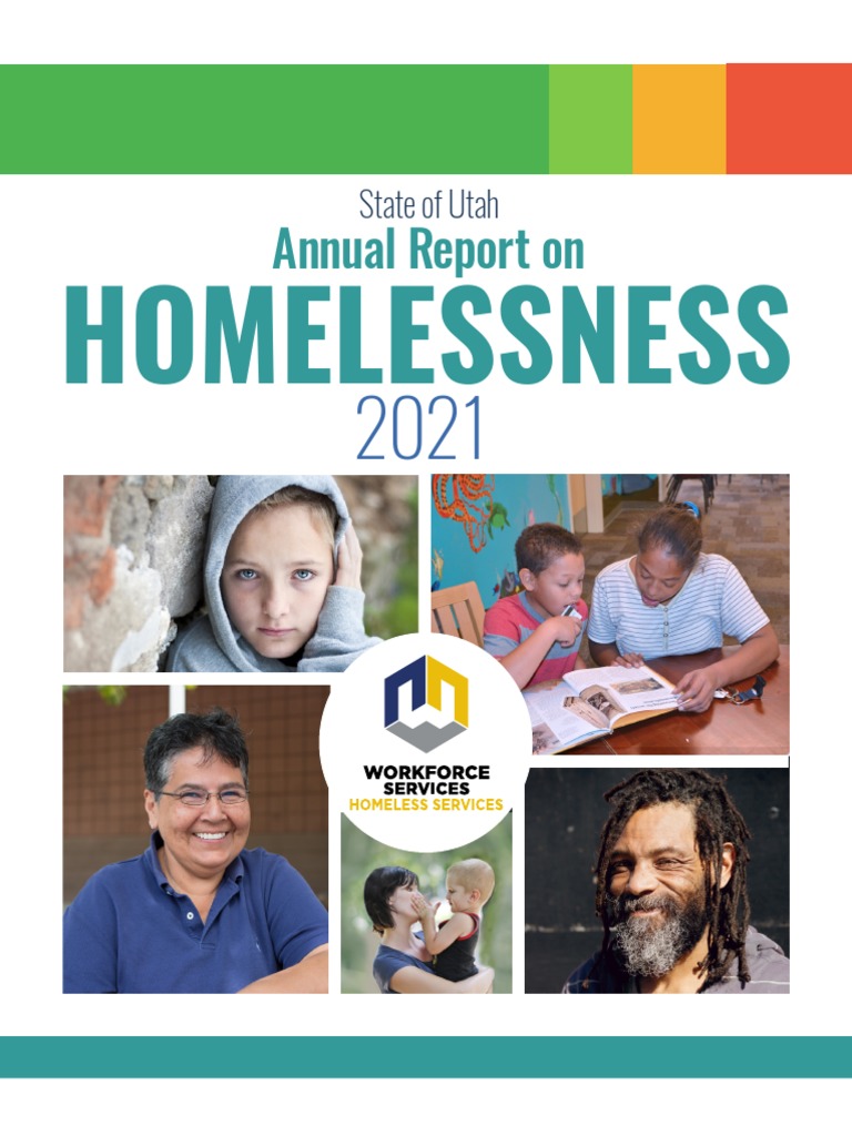 2021 Homelessness Report - Point in Time Count | PDF | Homelessness | Utah