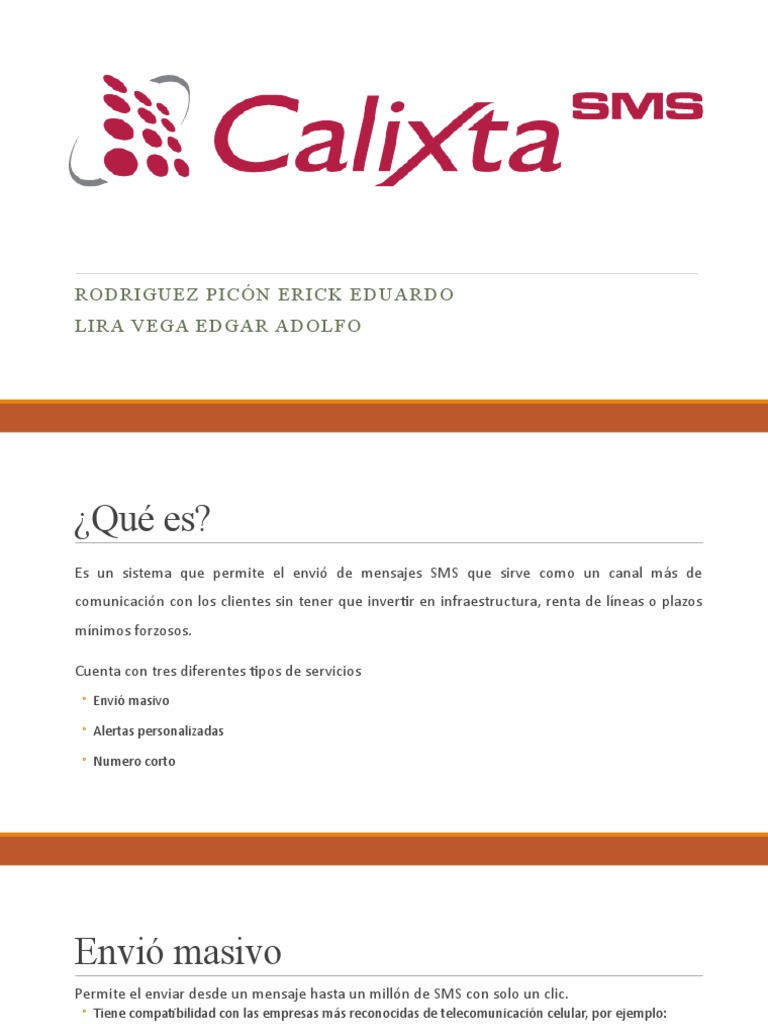 Calixta SMS | PDF | Software | Informática