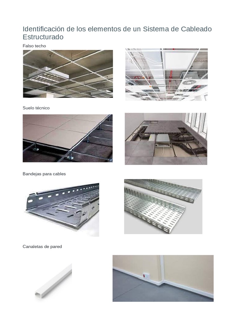 Identificación de Los Elementos de Un Sistema de Cableado Estructurado ...