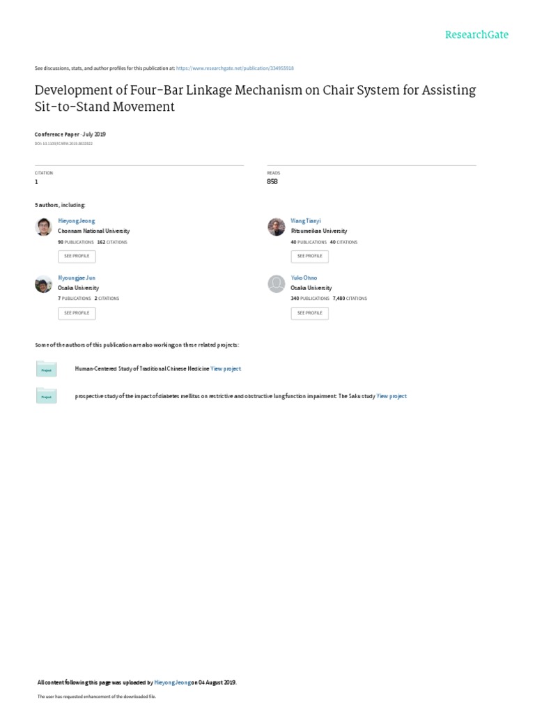 Development of Four Bar Mechanism | PDF | Computer Aided Design ...