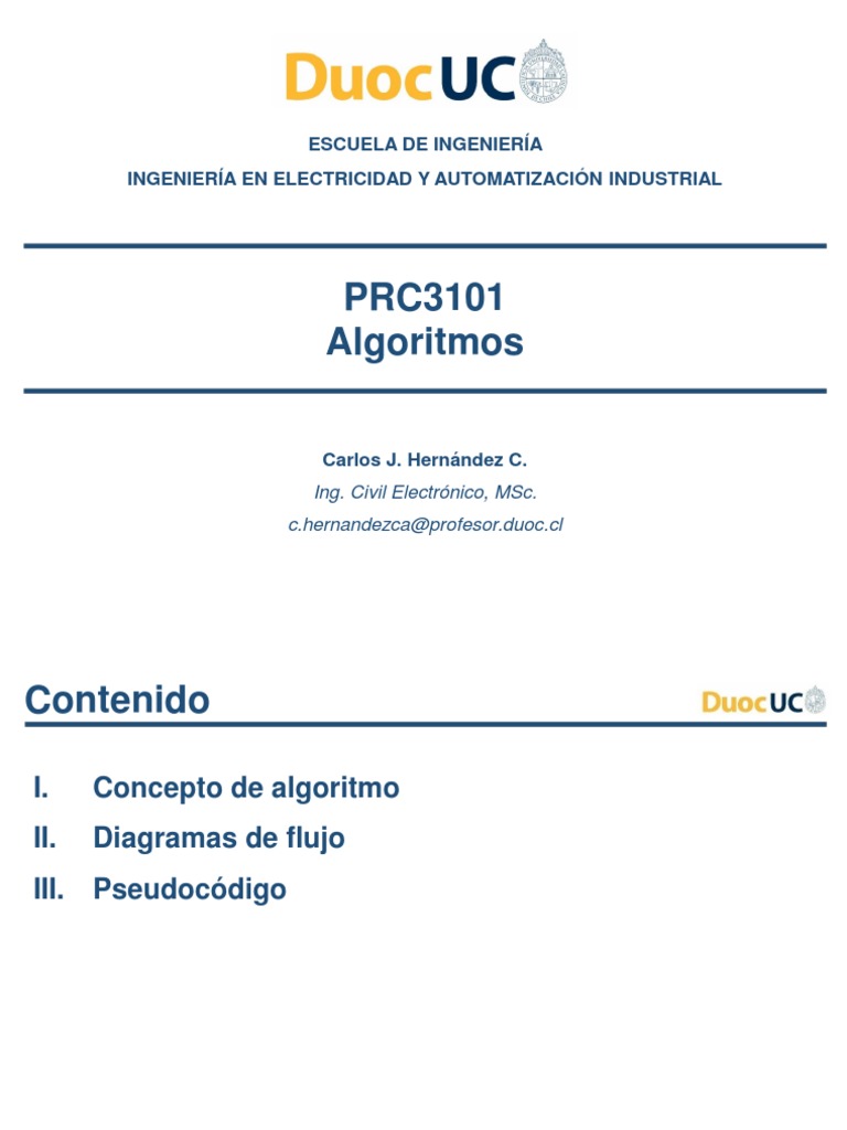 PRC3101_U1_c3 | PDF | Algoritmos | Lenguaje de programación