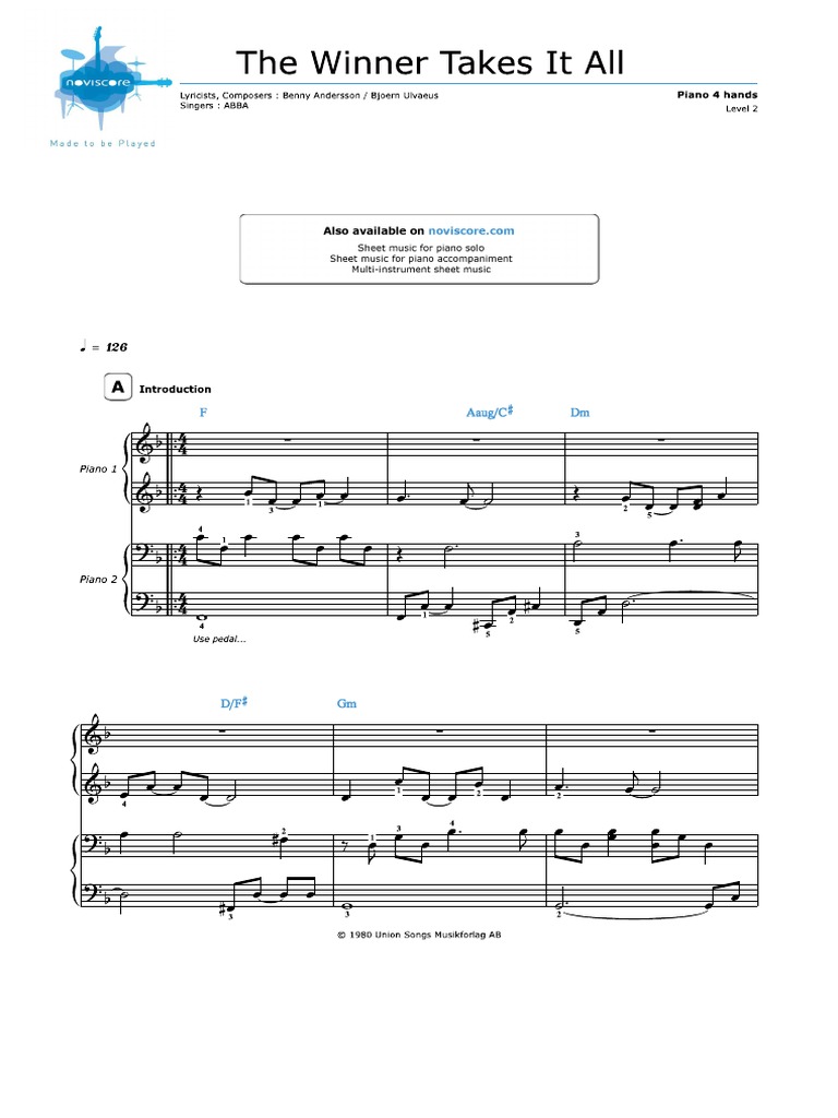 The Winner Takes It All | PDF