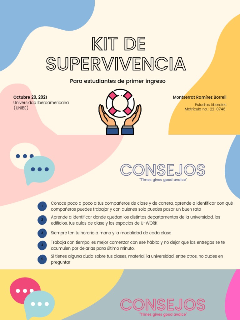 Guía de Supervivencia para Nuevos Estudiantes | PDF