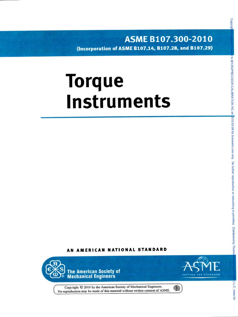 Asme B107.300-2010 | PDF