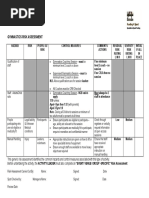 Example Football Risk Assessment | PDF | First Aid | Risk Assessment