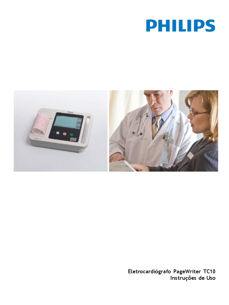 PageWriter TC10 Cardiograph IFU RevC PT-BR | PDF | Eletrocardiografia | Corrente elétrica