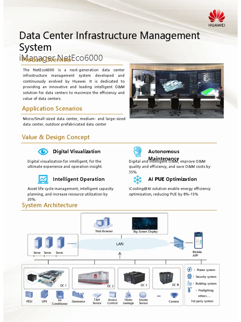 Data Center Infrastructure Management System: Imanager Neteco6000 | PDF | Data Center ...