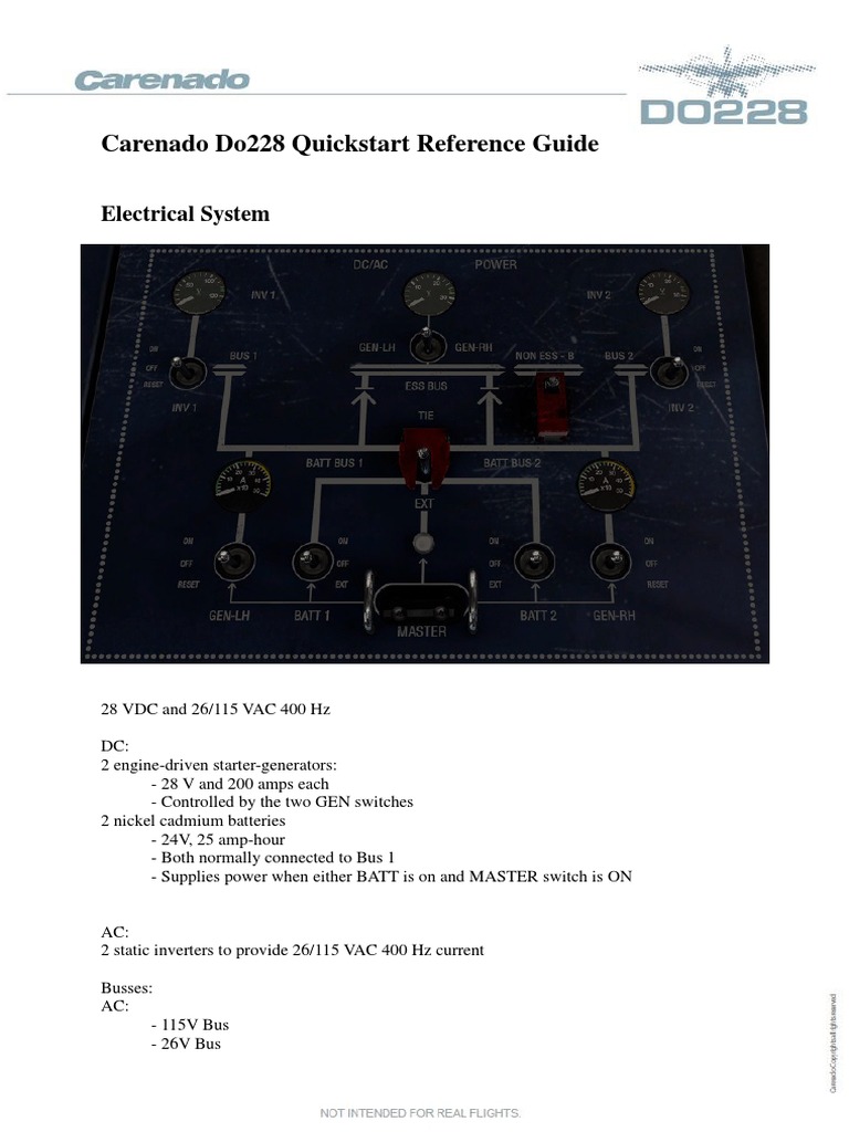 Do228 Systems Reference Guide | PDF | Landing Gear | Components