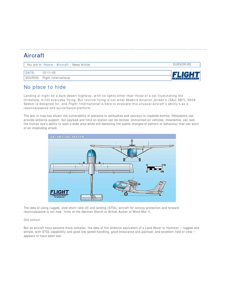 Flight International November 2005 | PDF | Stall (Fluid Mechanics) | Rudder