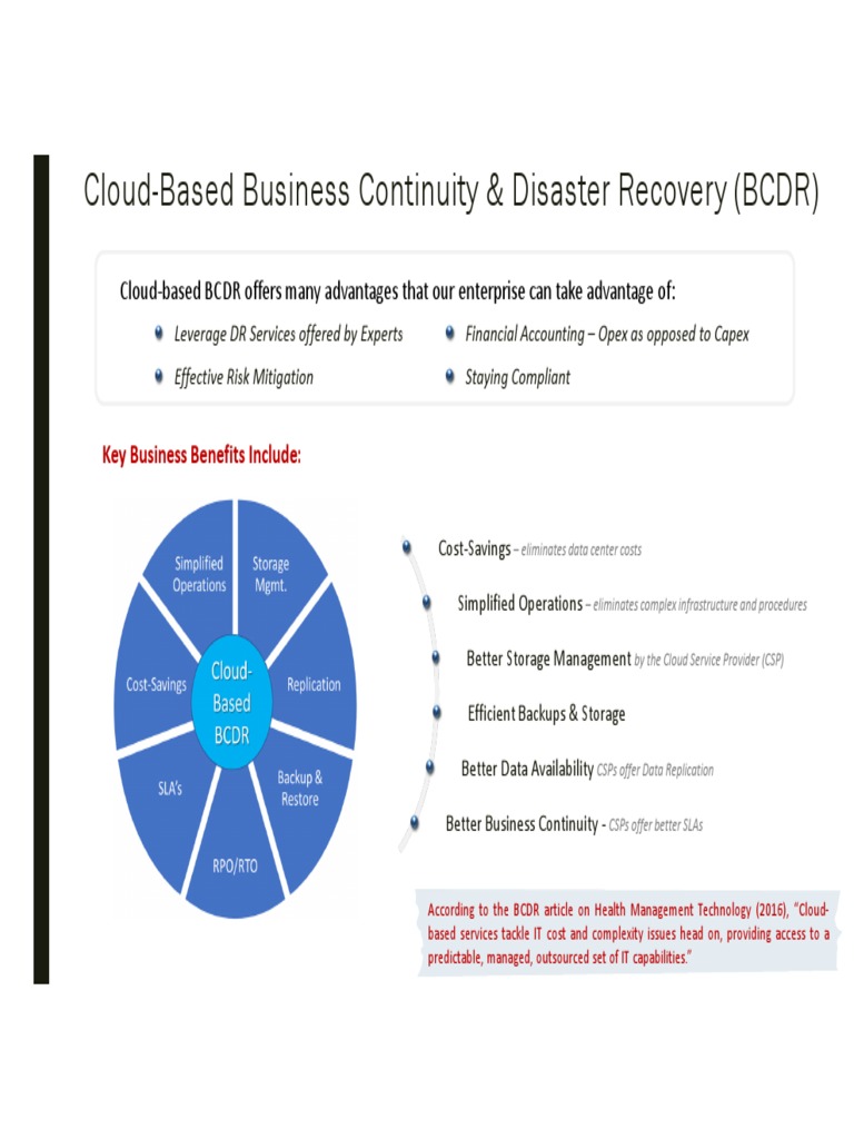 MSCS - Cloud BCDR Strategy | PDF